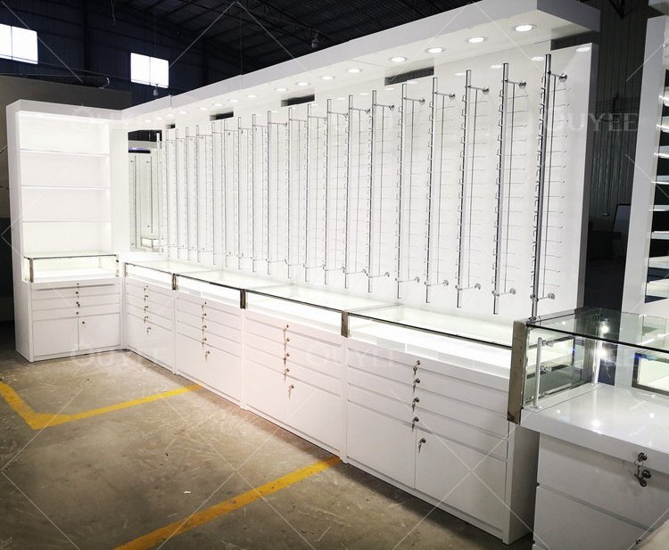 Modern Eyewear Display Cabinets for Retail Stores