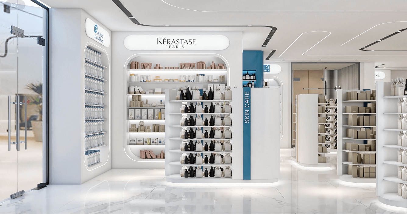 Modern Pharmacy Inside Furniture Layout Design Guide 2025